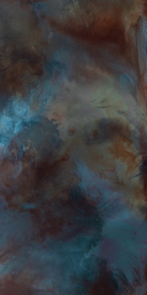 BLUE RUSTIC METAL 60X120 CM